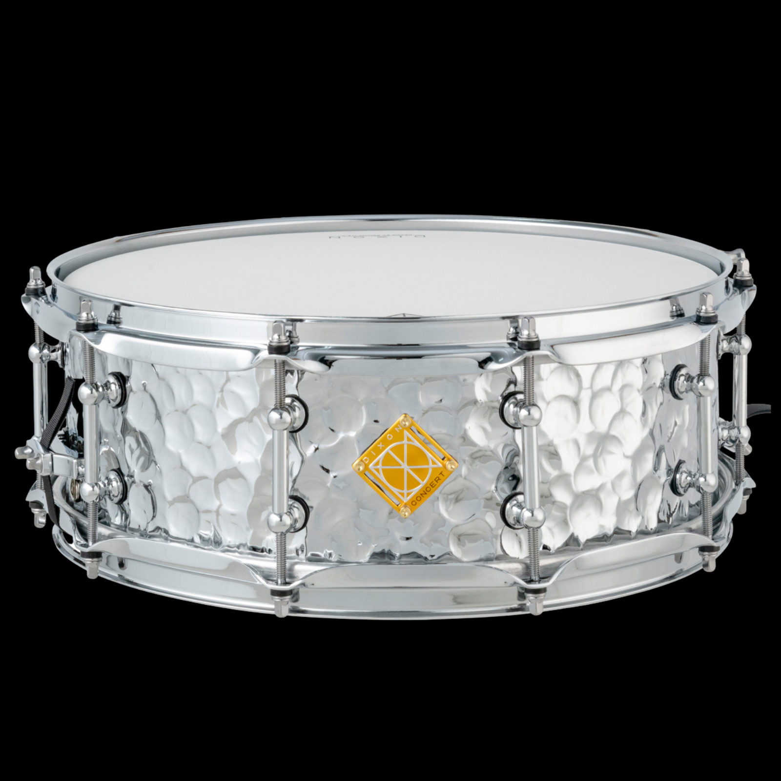Dixon Cornerstone Concert 5" x 14" Snare Drum - Hammered Steel SD Chro