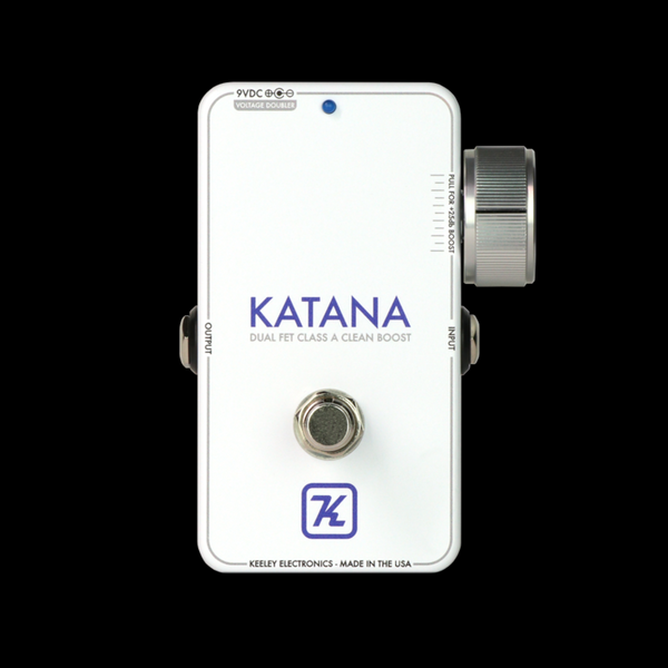 Keeley Katana Clean Boost Pedal - Throwback White | Palen Music Guitar ...