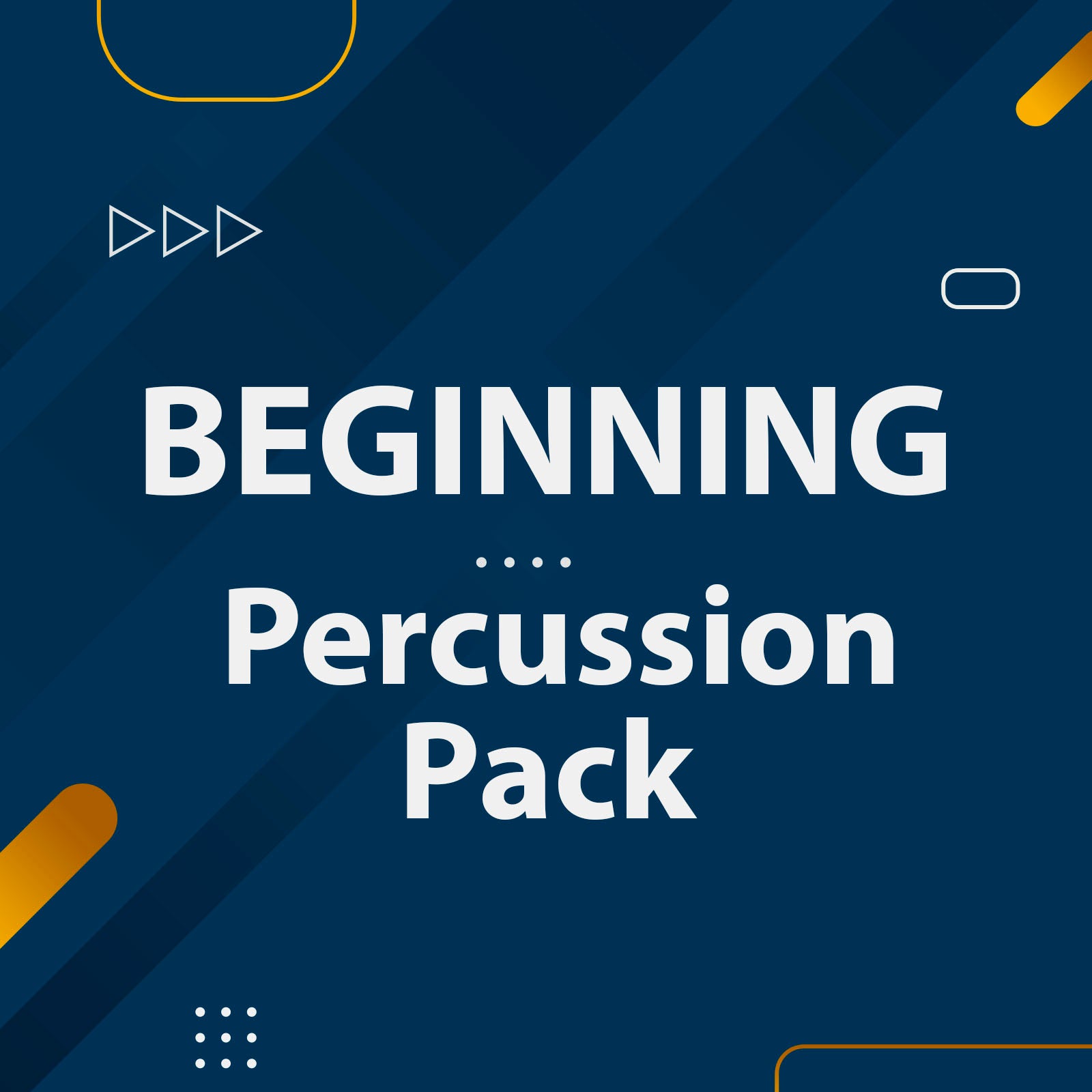 Beginning Percussion Pack