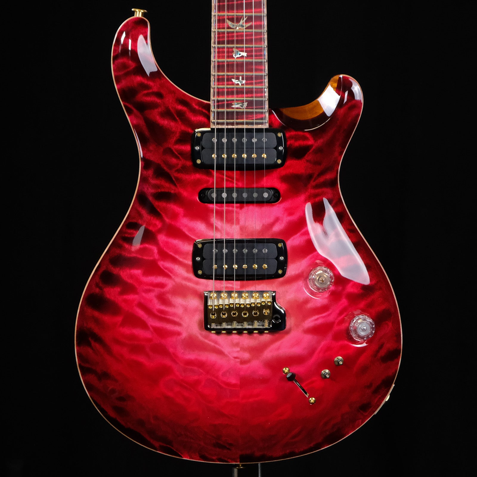 2024 PRS Private Stock Modern Eagle V "Curly Maple" - Blood Red Glow