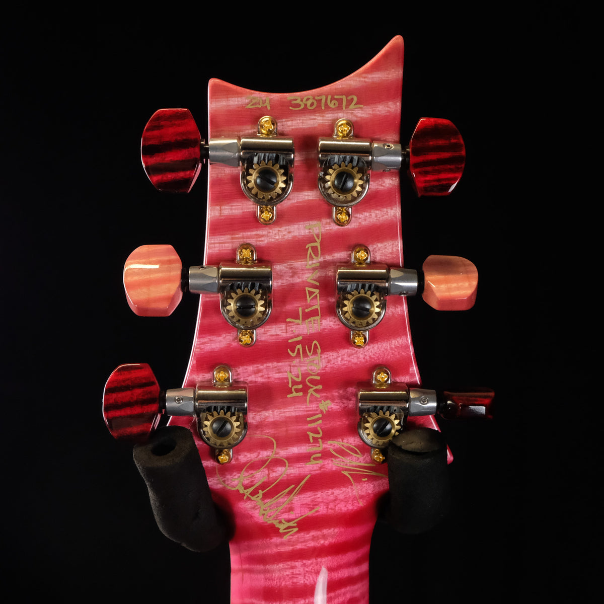 2024 PRS Private Stock Modern Eagle V "Curly Maple" - Blood Red Glow