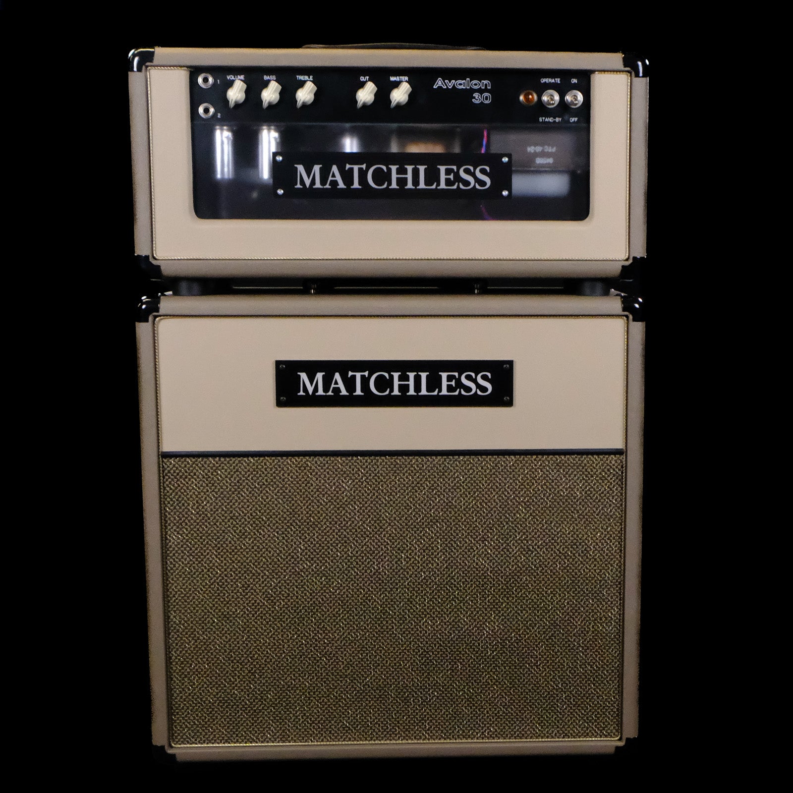 Matchless Avalon 30 Plexi Head Amp and 1x12 Cabinet - Cappuccino, Elk
