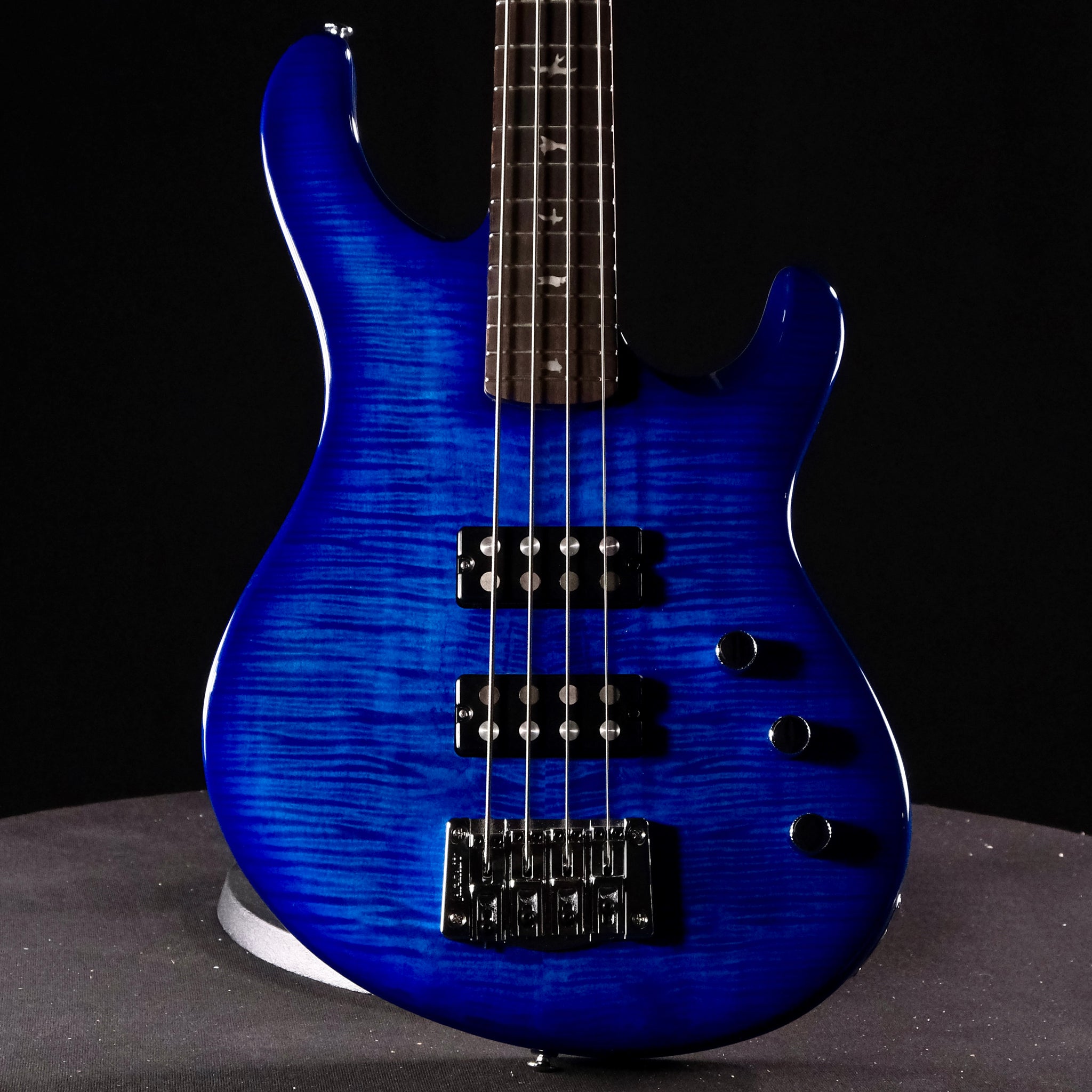 PRS SE Kingfisher Bass Guitar - Faded Blue Wrap Around Burst